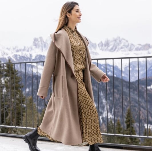 Geiger 15330 CARIS Long Coat in TP - AlpenStyle Classic European Clothing